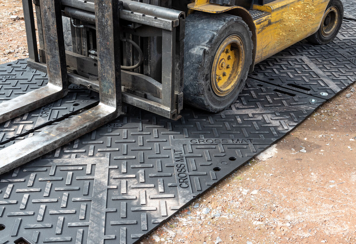 Lodax Cross mat rijplaat 2000 x 500 x 20 mm | Lodax