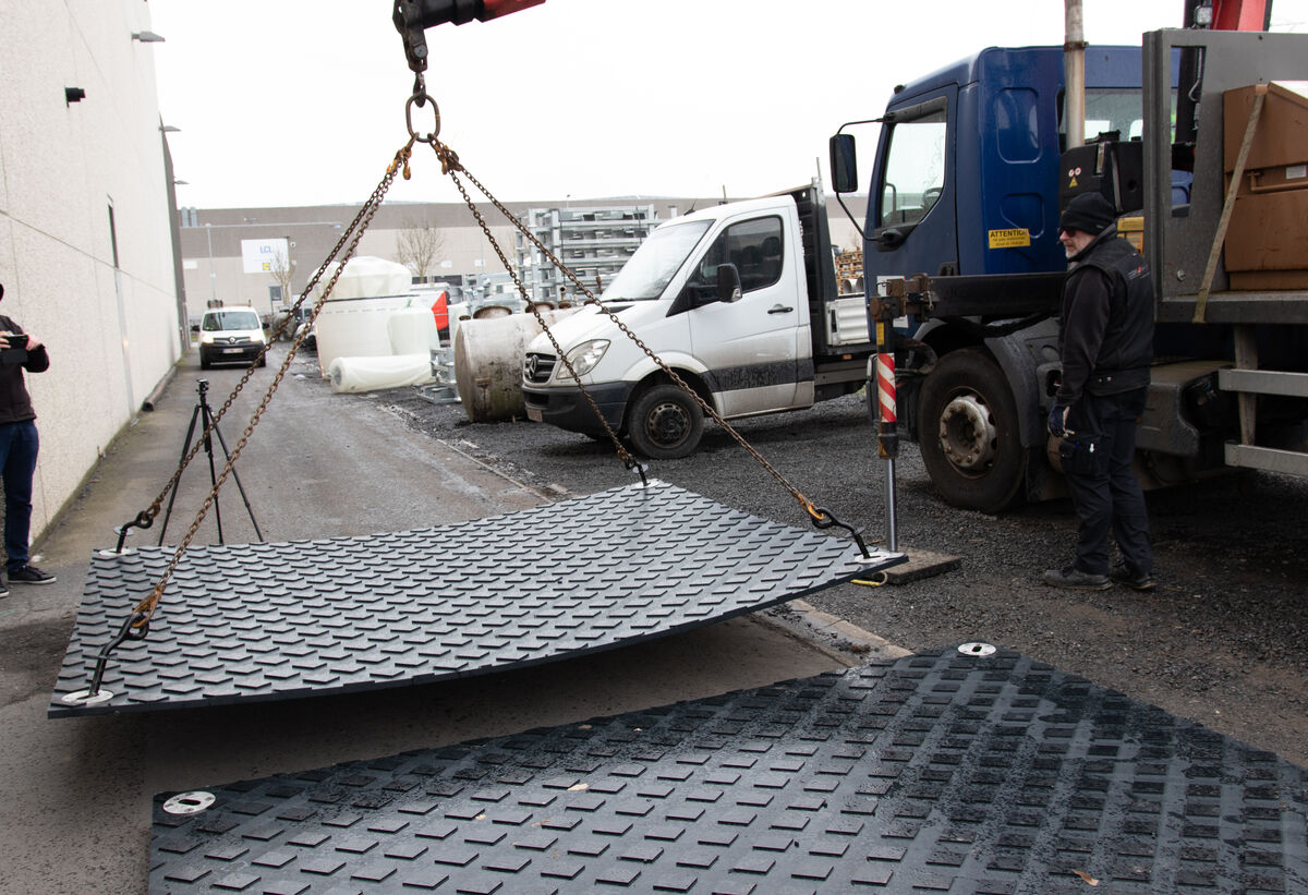 Lifting eye for heavy equipment mat 30 mm | Lodax